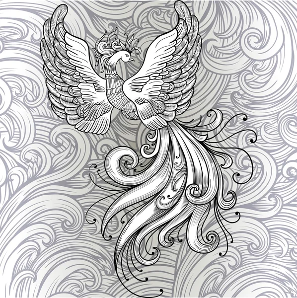 Firebird vector clipart — Stock Vector © shik-shik #108198036