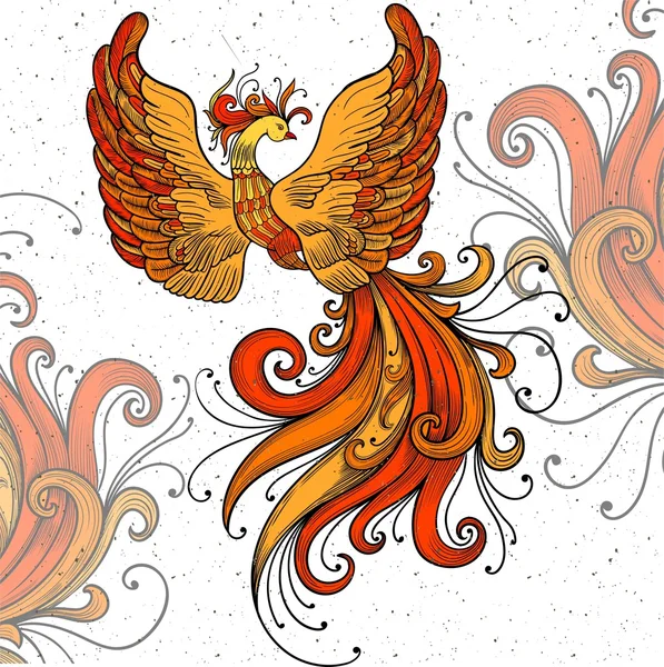 Firebird vector clipart — Stock Vector © shik-shik #108198036