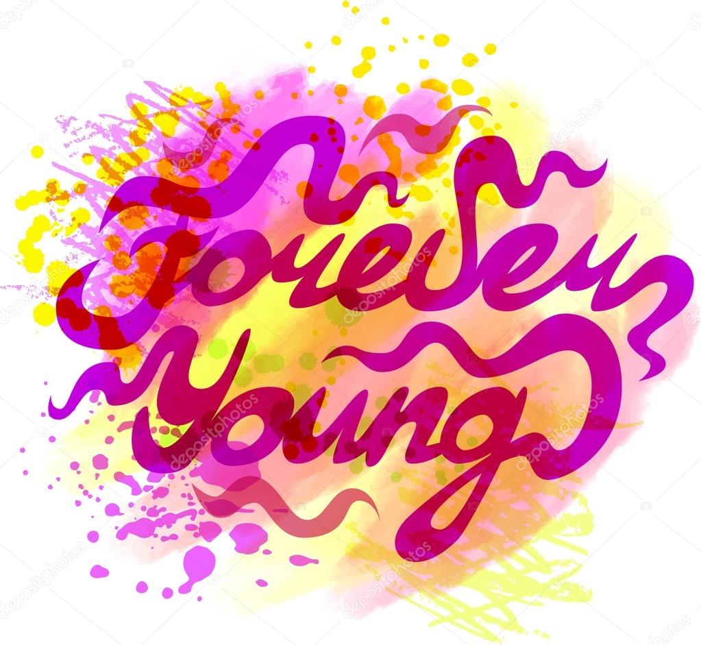 Forever young in vector. Stock Vector Image by ©shik-shik #122373150