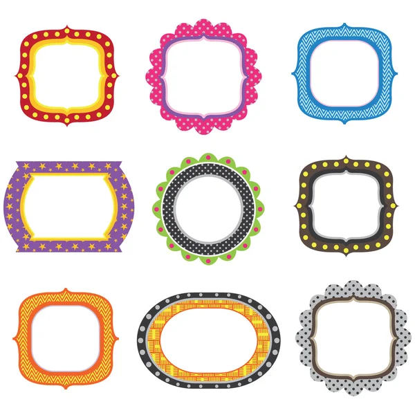 Colorful Frames Design Set Stock Vector Image by ©jason_lsy #108757762