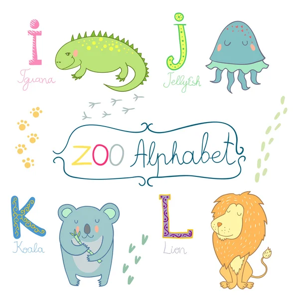 Cute zoo alphabet Stock Vector by ©whynotme.cz 108895742