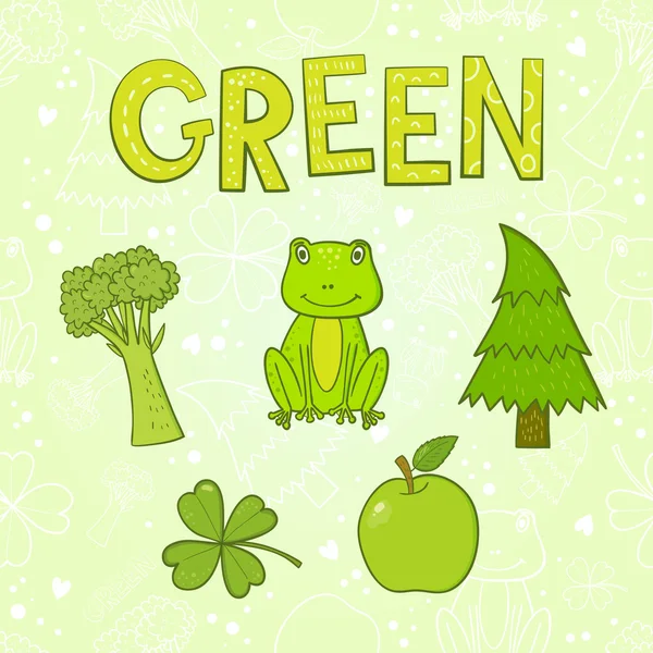 Green clipart imágenes de stock de arte vectorial | Depositphotos