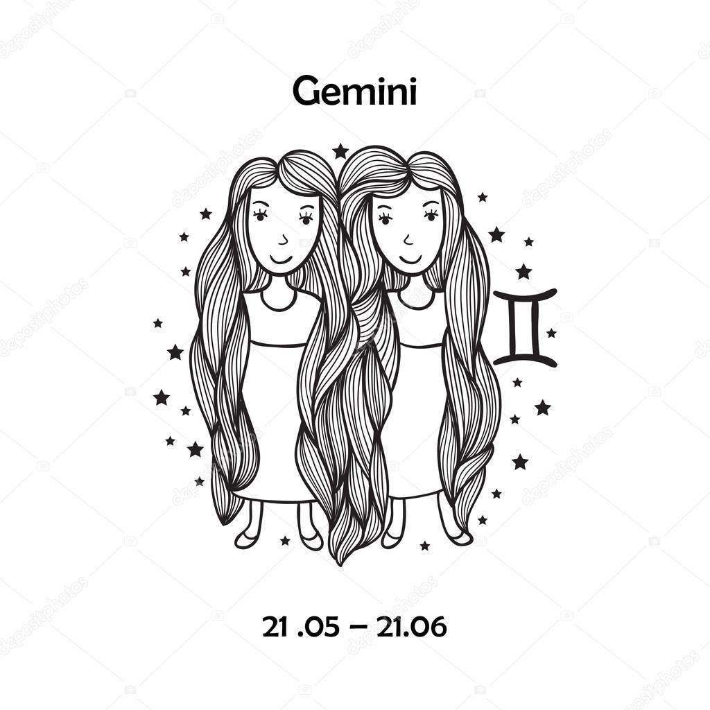 Cute Gemini Sign