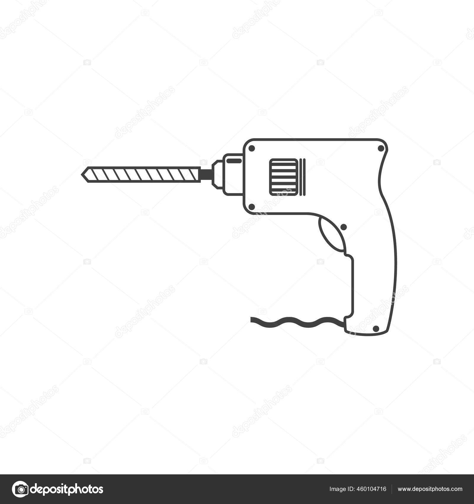Portable Electric Drill Drawing