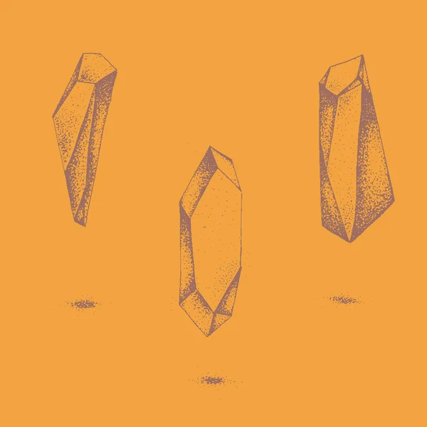 Vector graphics of crystal — Stock Vector © oleg_katya_yd #109042308