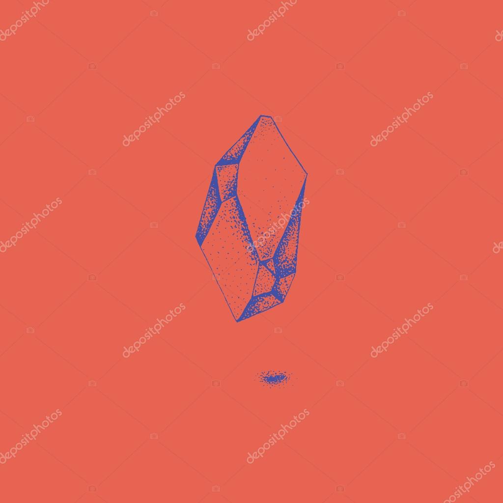 Vector graphics of crystal — Stock Vector © oleg_katya_yd #109042308