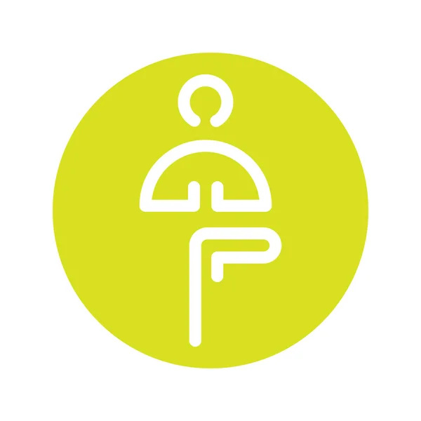 Vector yoga icon — Free Stock Vector © oleg_katya_yd #109403456