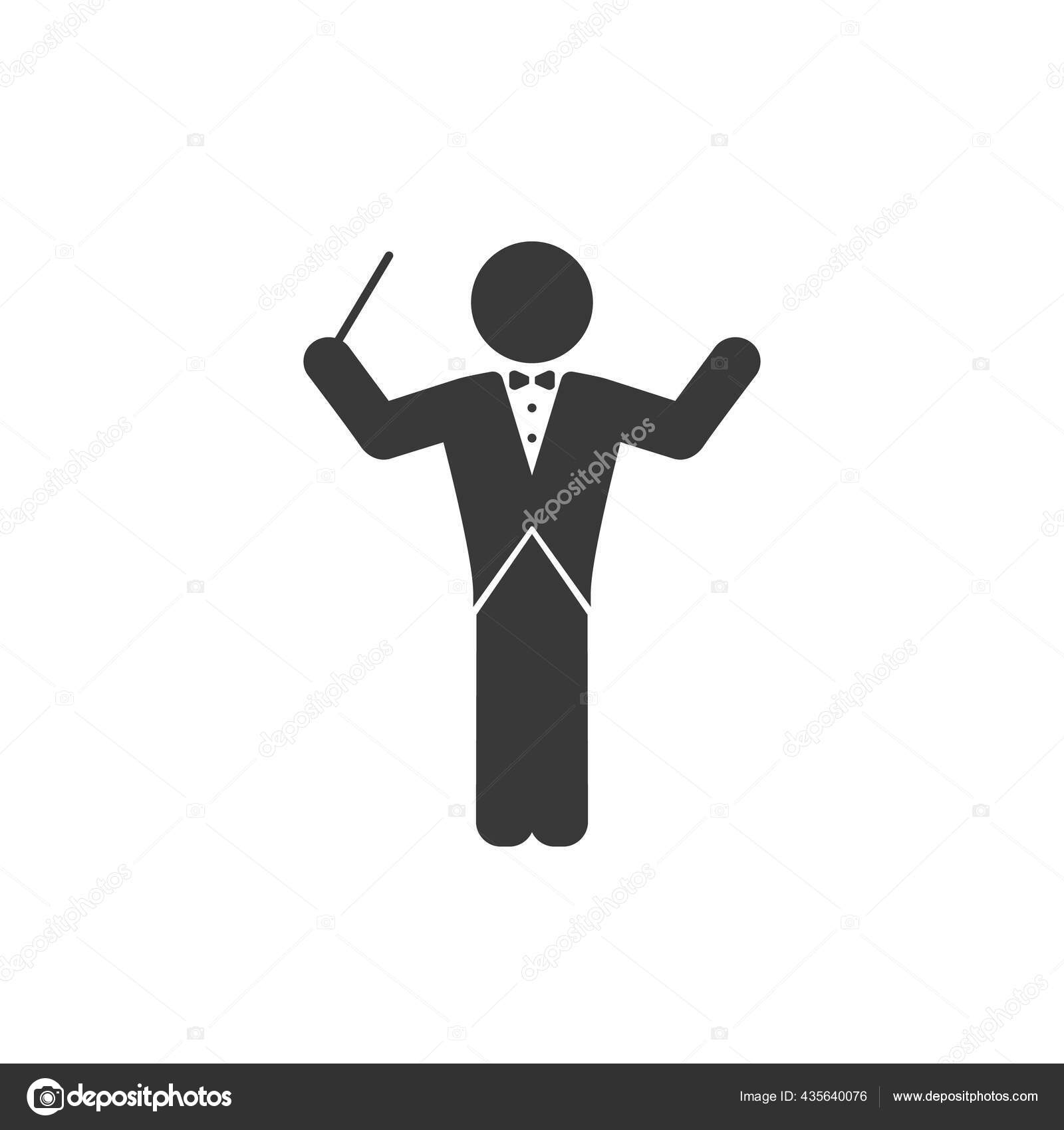 Music Director Silhouette