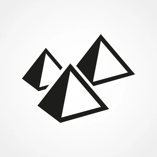 Pyramid icon design Stock Vector Image by ©Best3d #57204995