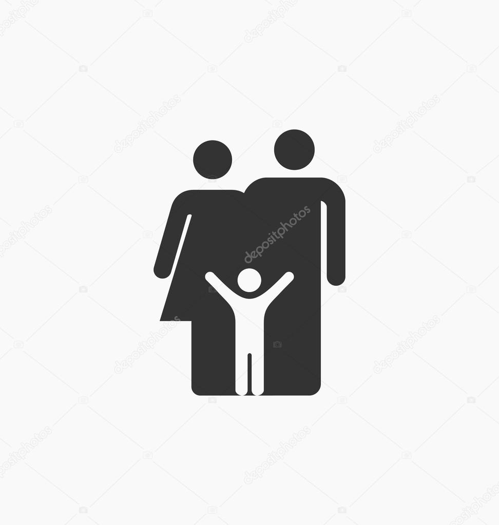 Family icon sign Stock Vector by ©SubhanBghirov 110149636