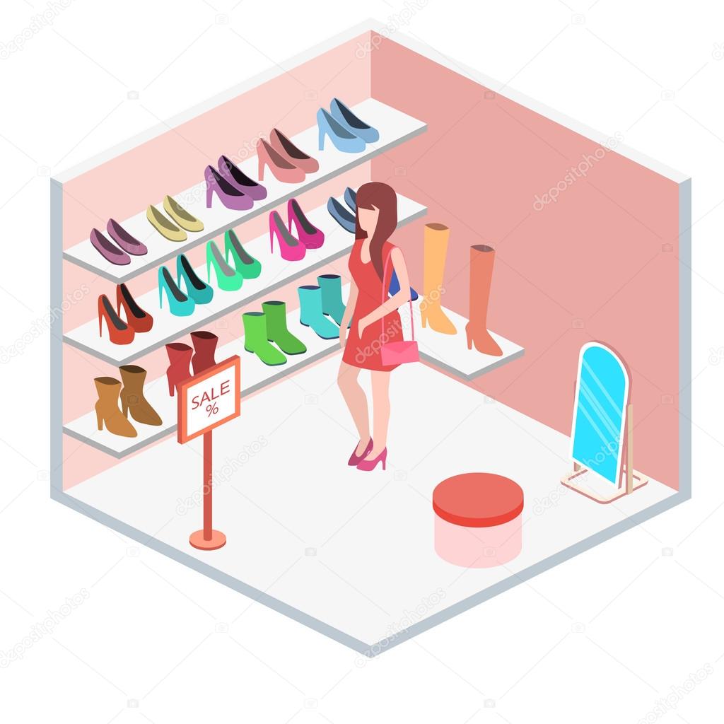 Shoe Shop Image Clipart
