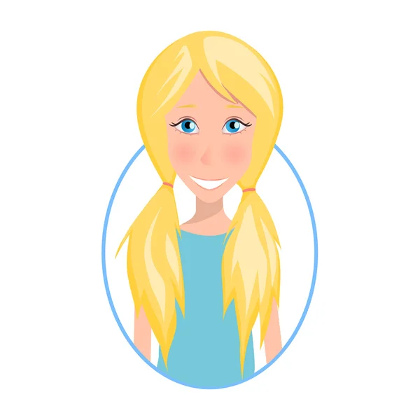 Smiling Girl Icon Stock Vector Image by ©reenya #109840728