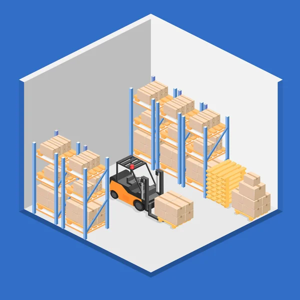 Isometric interior of warehouse Stock Vector Image by ©reenya #122019630
