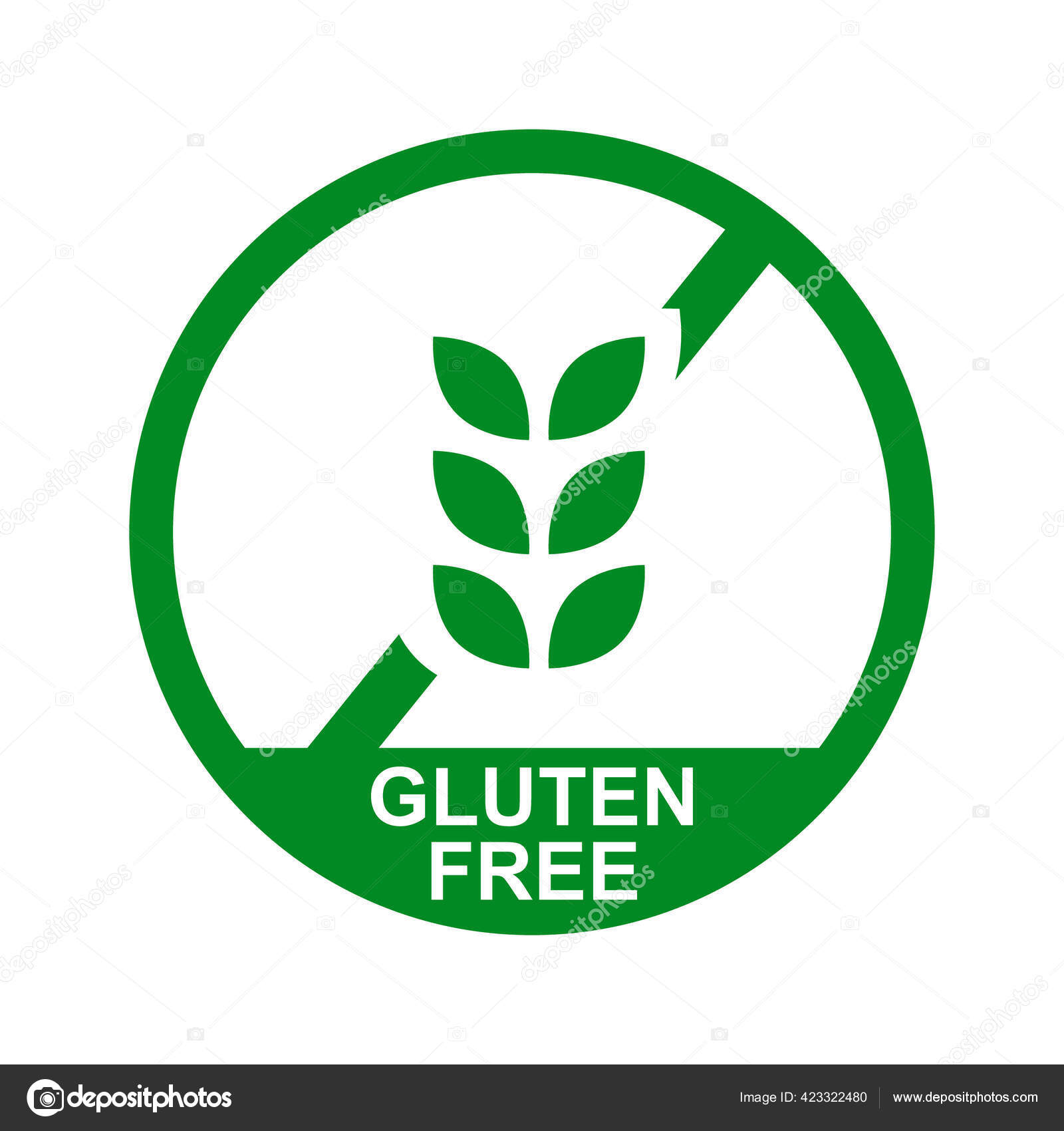 Official Gluten Free Logo Vector