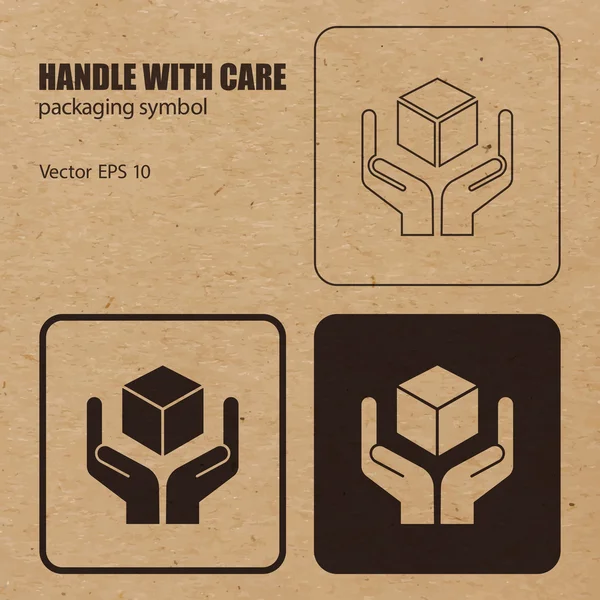 HANDLE WITH CARE packaging symbol Stock Vector Image by ©RealVector ...