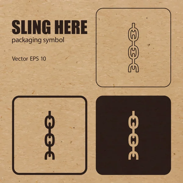 Sling here icon Vector Art Stock Images | Depositphotos