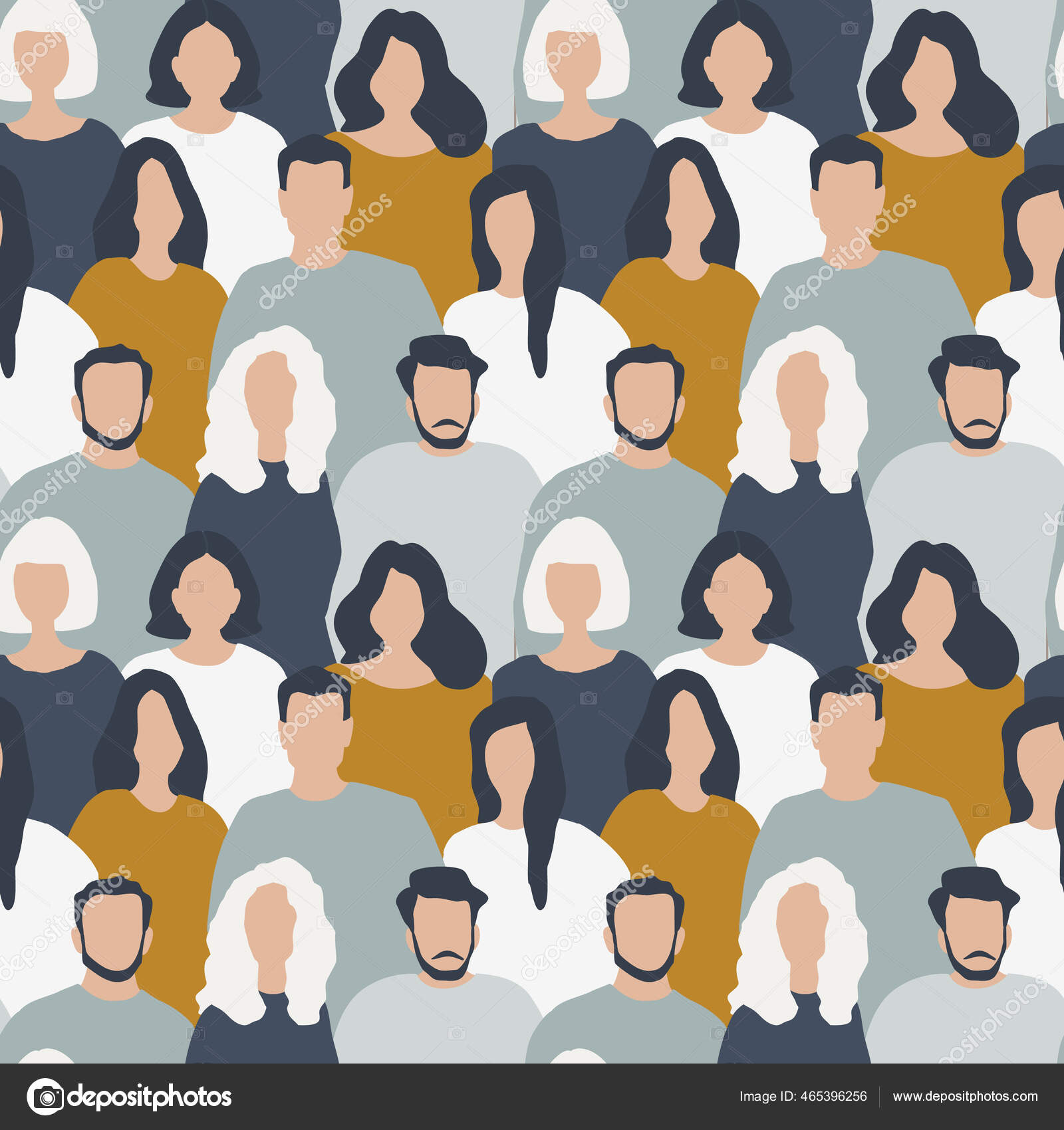 Crowd Of People Icons