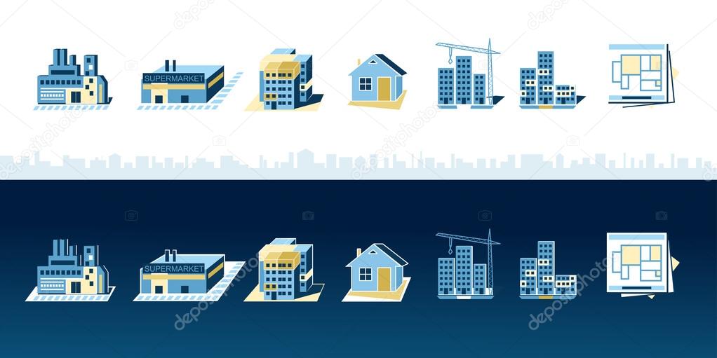 2d Building Icon