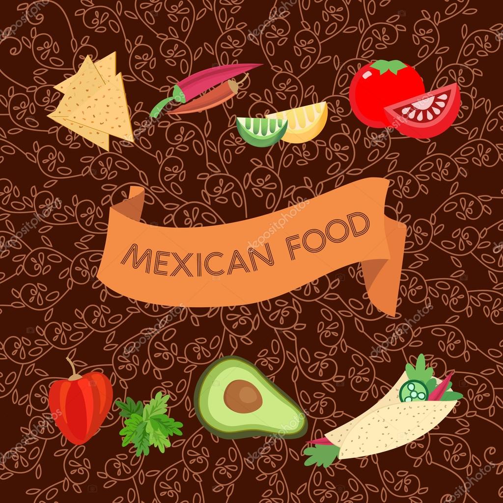 Mexican Menu Border Design