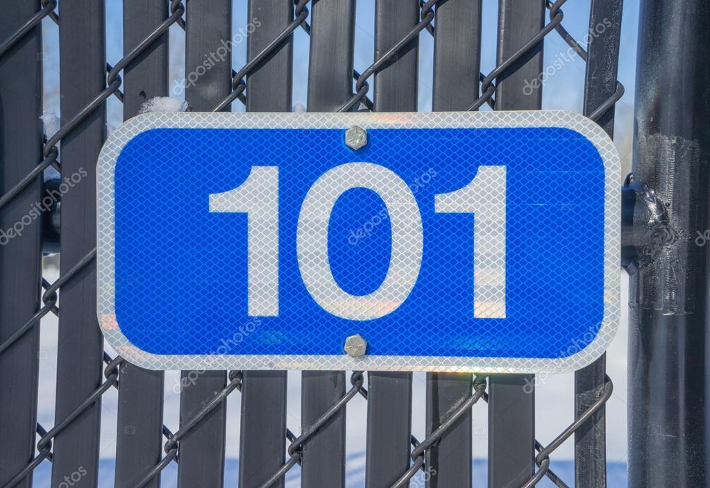 Blue 101 sign ⬇ Stock Photo, Image by © timurlaykov #109449130