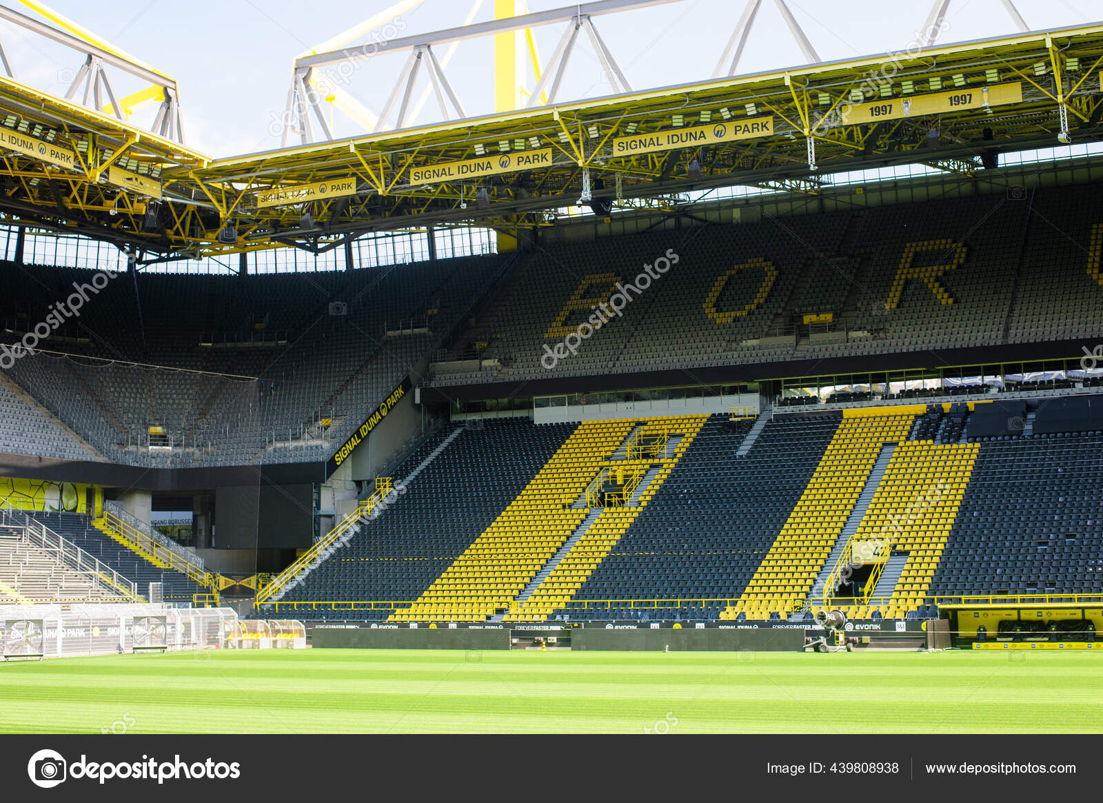 Dortmund Alemanha Agosto 2020 Signal Iduna Park Estádio Futebol ...