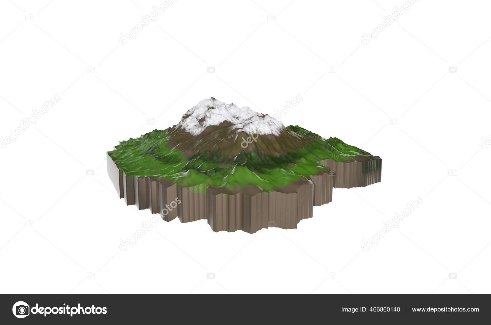 Amazing Floating Island Natural Mountain Landscape Float Rock Grass ...