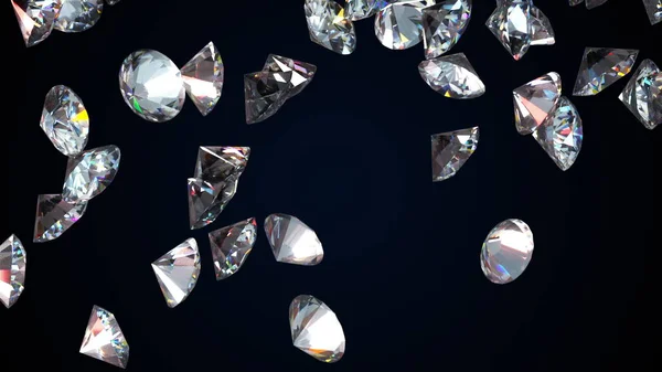 Falling Diamonds Background