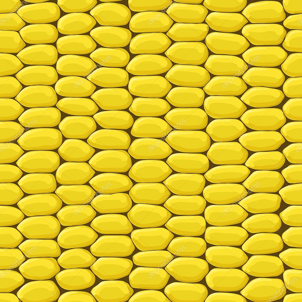 Seamless corn texture Stock Vector by ©Zharkusha 109515080