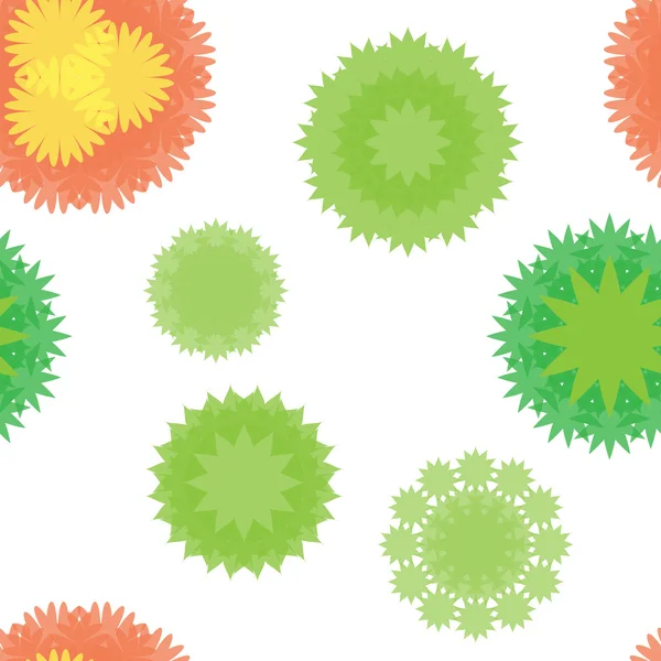 Flowers top view Vector Art Stock Images | Depositphotos