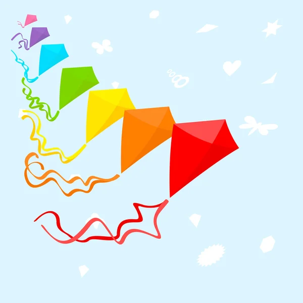 Set of different kites — Stock Vector © DeCe11 #47723259