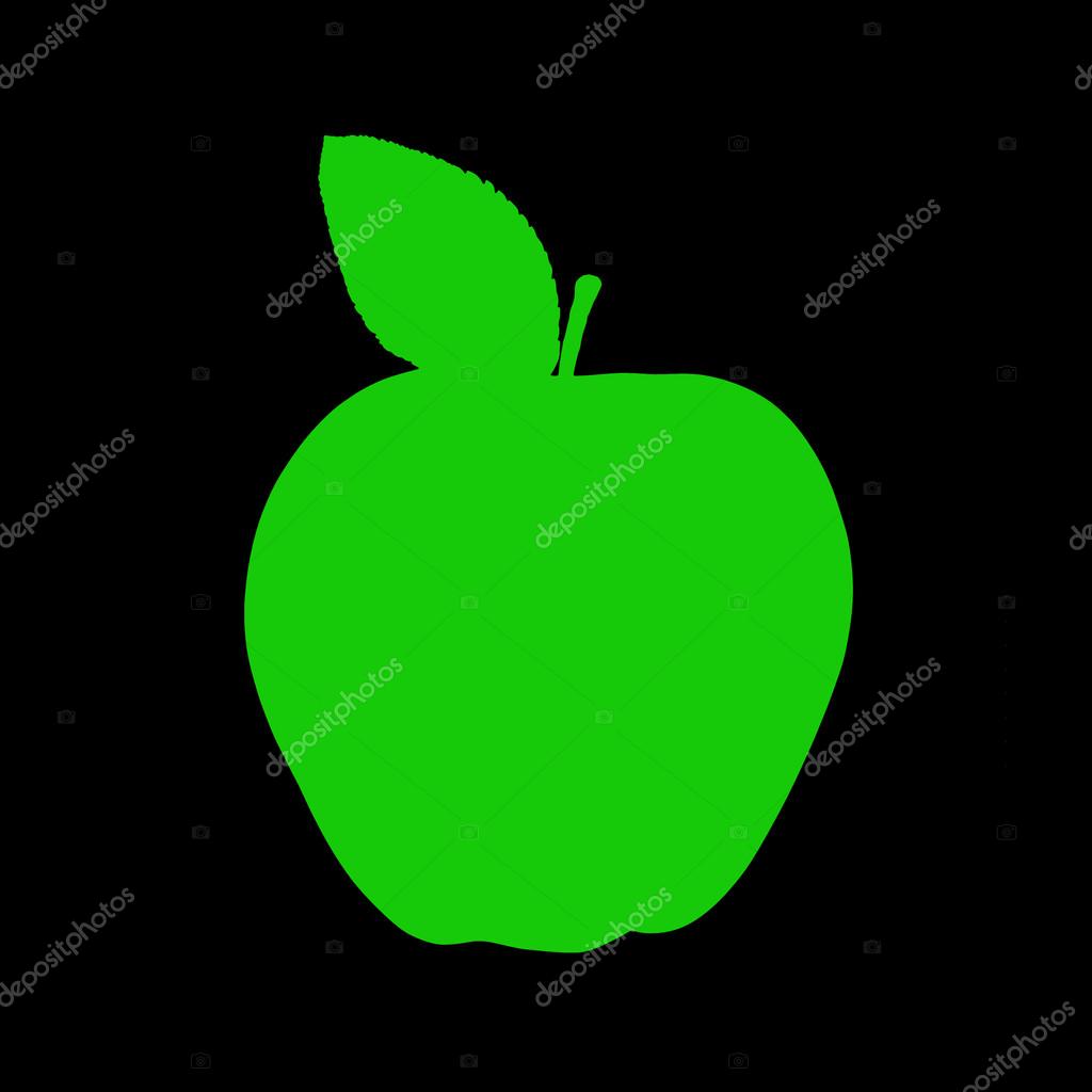 Green Apple Shape — Stock Photo © e_morningstar #111585440