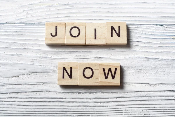 Join our team text on wooden abc cube at wood background Stock Photo by ...