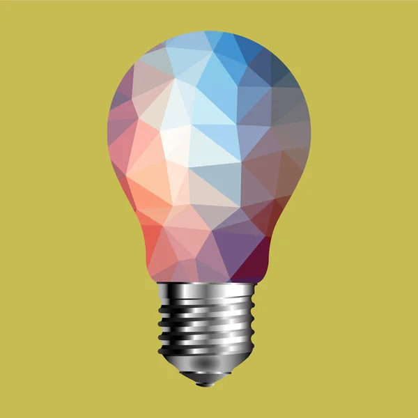 Polygon light bulb Stock Vector Image by ©inBrackets #109876074
