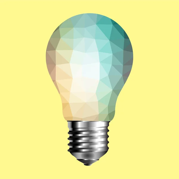 Polygon light bulb Stock Vector Image by ©inBrackets #109876074