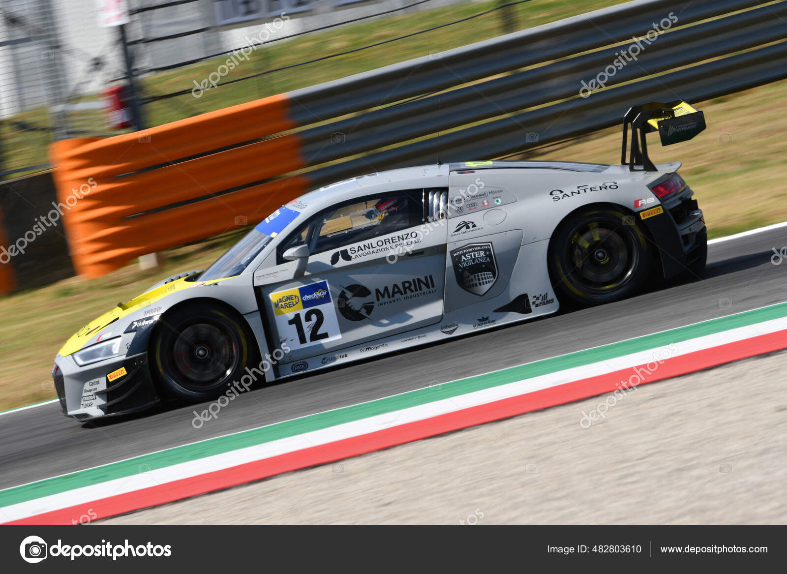 Scarperia July 2021 Audi Gt3 Team Audi Sport Italia Drive – Stock ...