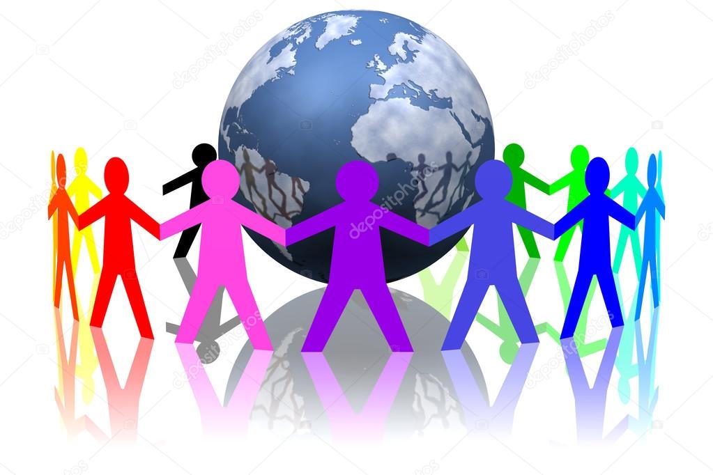 Círculo mundo colorido 002: fotografía de stock © massimo1g #114331834 ...