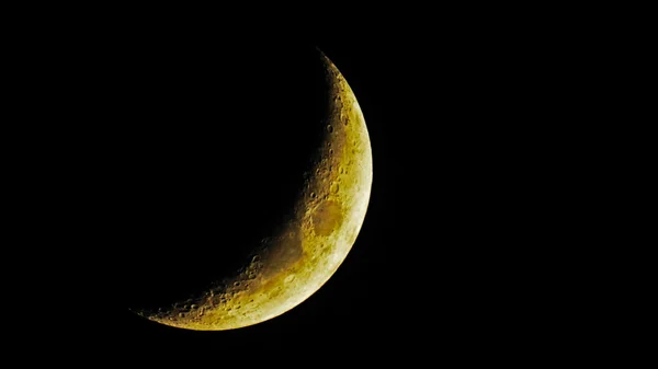 Yellow crescent moon Stock Photos, Royalty Free Yellow crescent moon ...