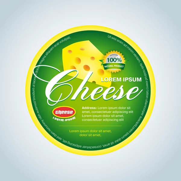 Cheese label Vector Art Stock Images | Depositphotos