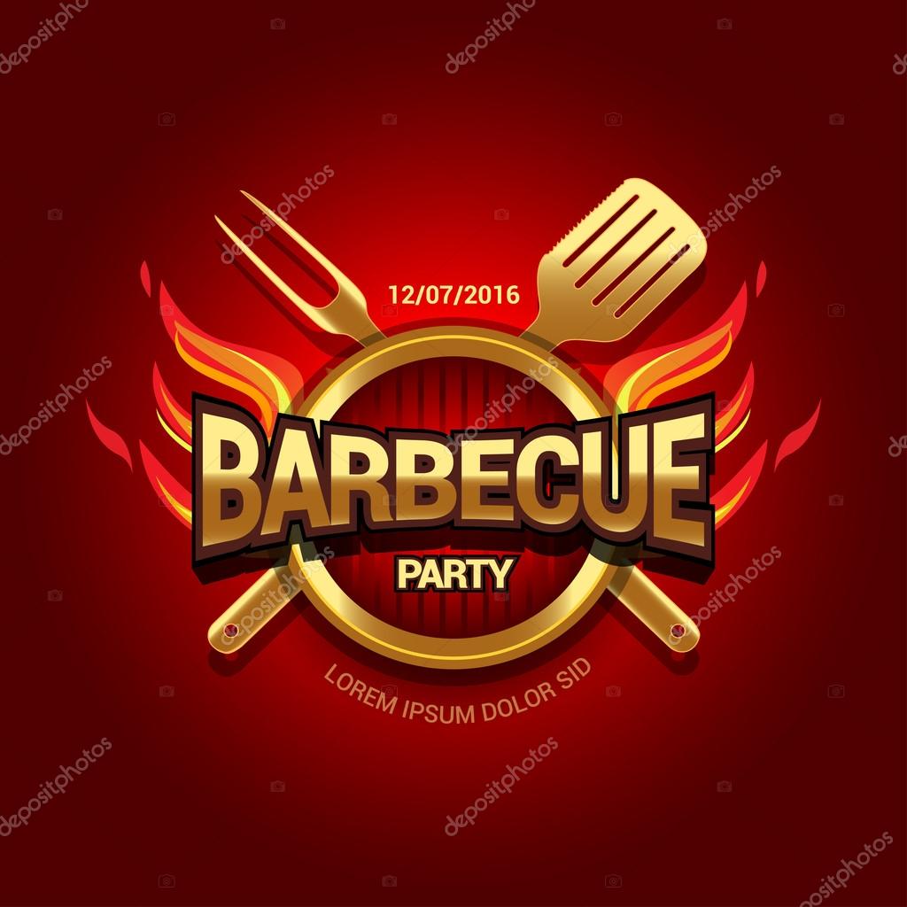 Barbecue party logo Stock Vector Image by ©ideasign #110757662