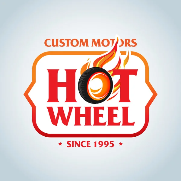 Hot Wheel in Fire flame Logo Stock Vector Image by ©ideasign #110757908
