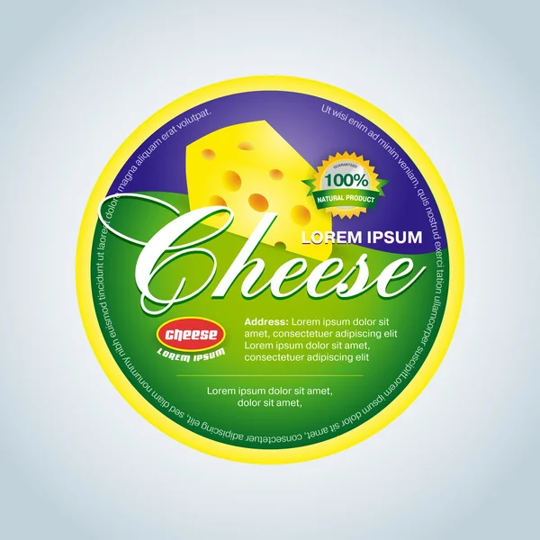 Cheese label Vector Art Stock Images | Depositphotos