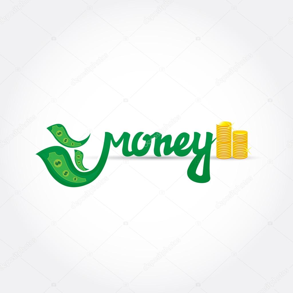 Money lettering logo Stock Vector Image by ©ideasign #110761256