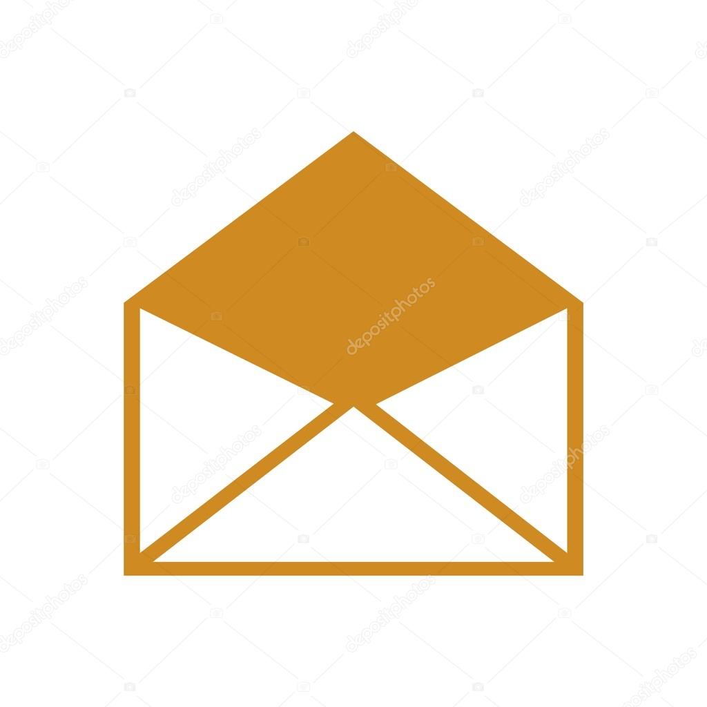 Logo envelope mail address icon message newsletter symbol vector ...