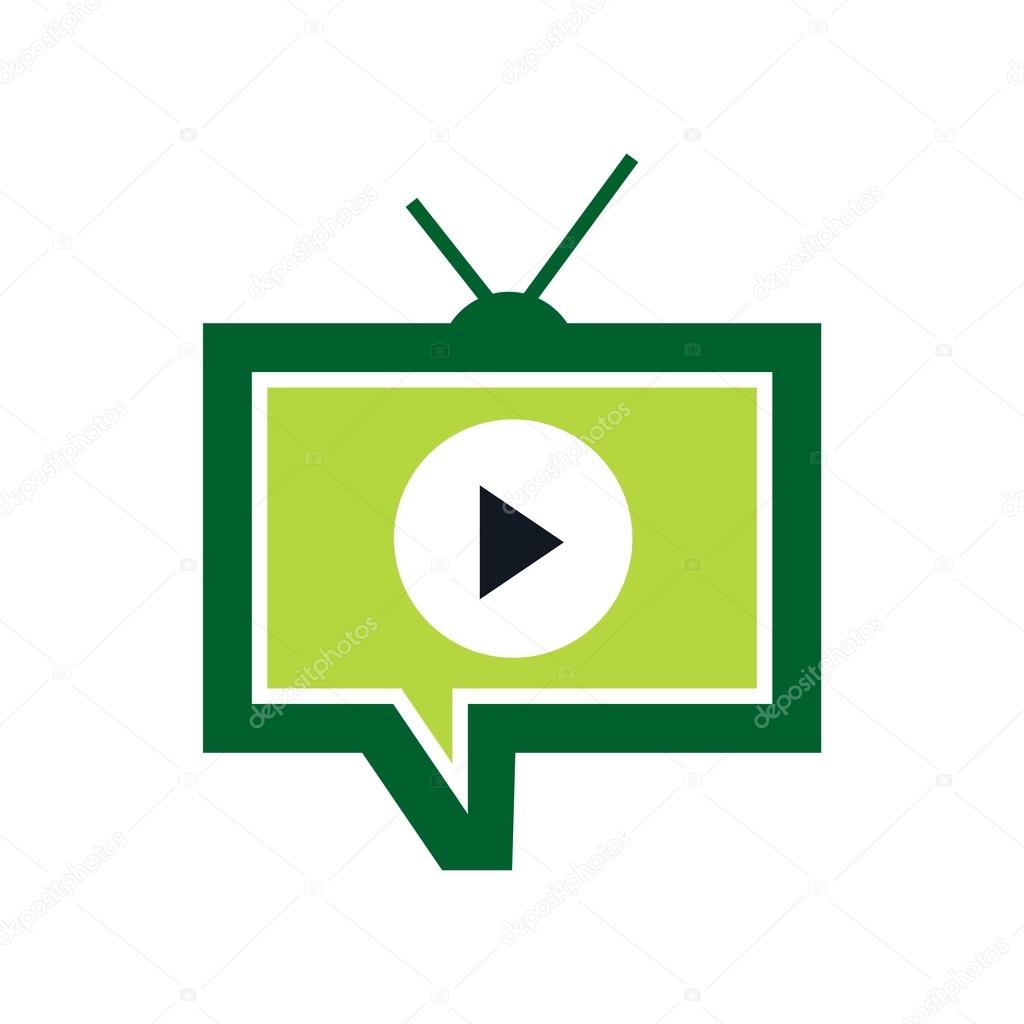 Tv & vector de logotipo de la película Vector de stock por ...