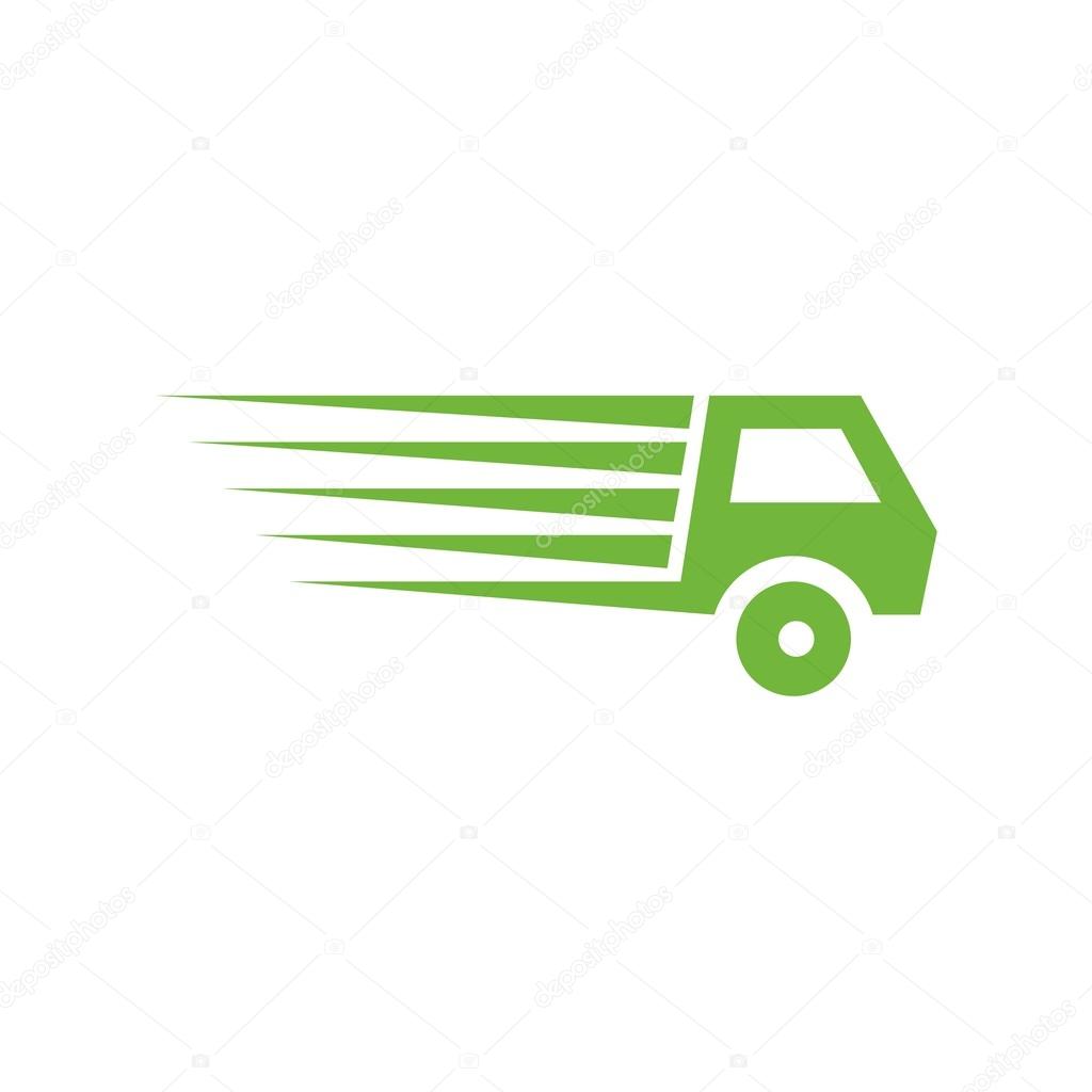 Car fast delivery logo vector — Stock Vector © Friendesigns #116332128