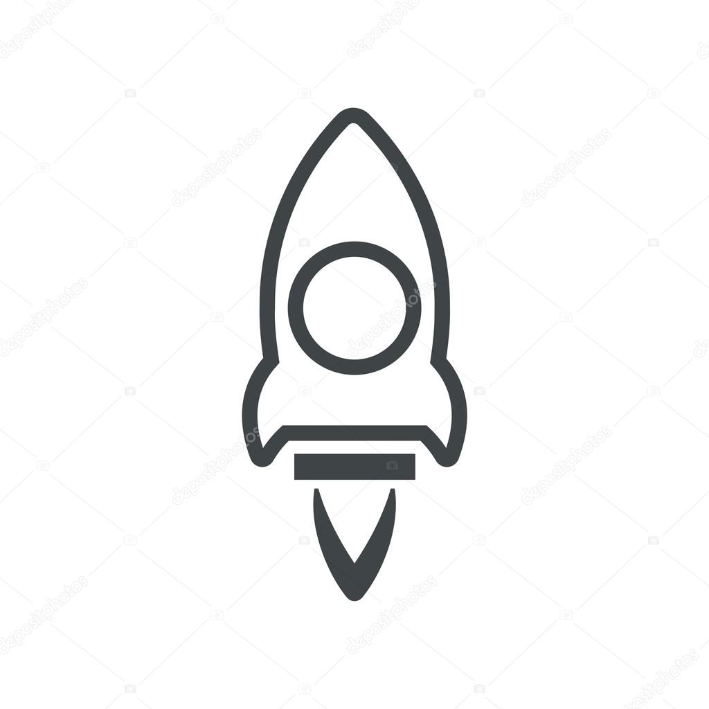 Rocket Icon Vector