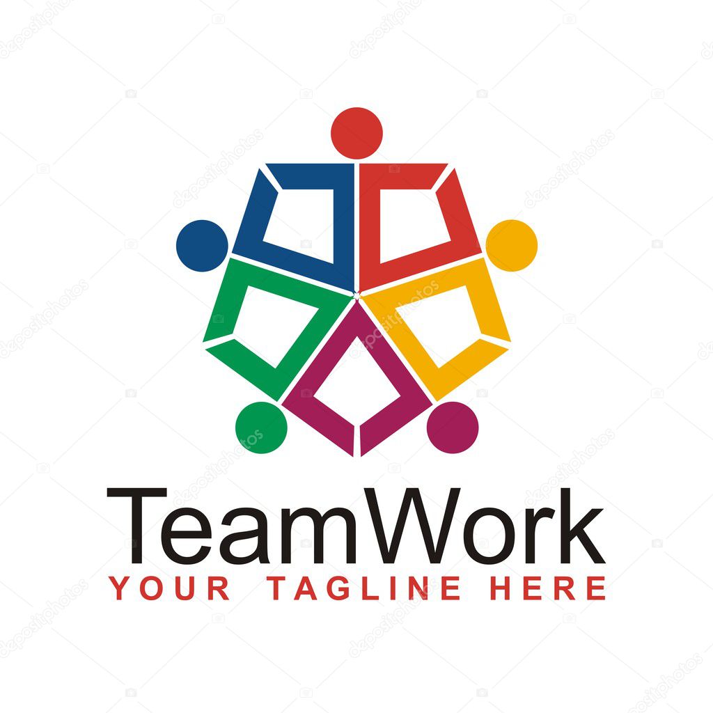 Teamwork logo design icon vector Stock Vector by ©Friendesigns 119128128