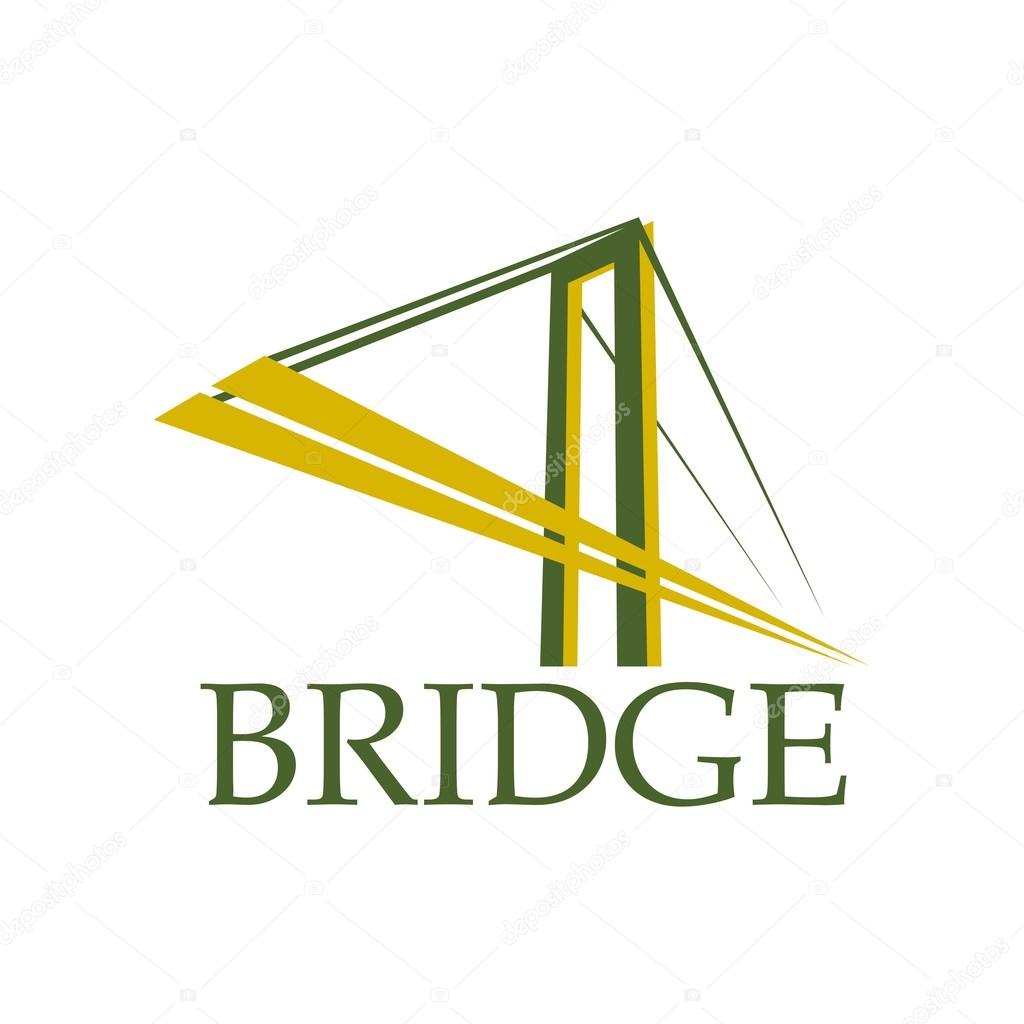 Bridge vector logo icon — Stock Vector © Friendesigns #119623780