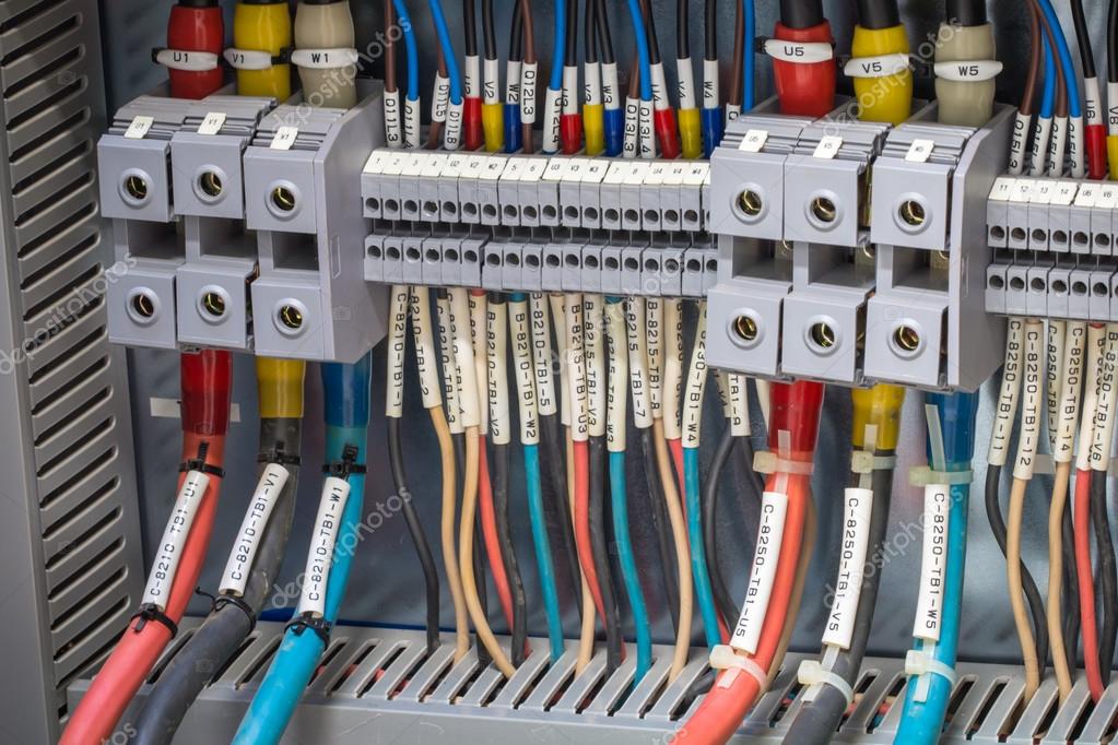 Industrial power cable and control case Stock Photo by ©Xmentosys 119534444