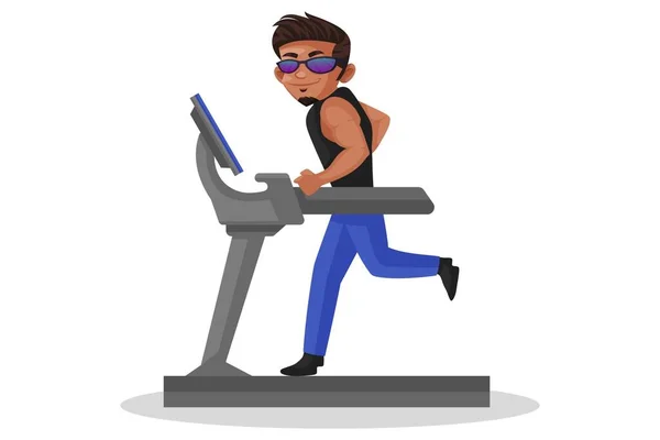 Vector Graphic Illustration Bodybuilder Showing Biceps Individually ...